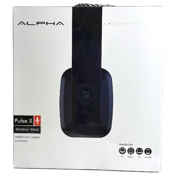 Alpha | Headphones | Alpha Pulse X Overear Headphones Black | Poshmark